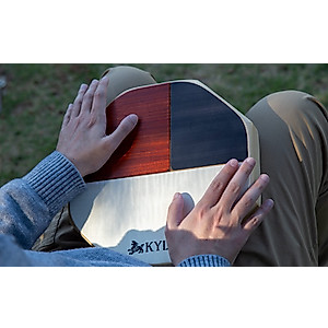 KYLIN Portable Cajon Box Drum for Percussion Instrument Wood with Internal Guitar Strings Compact Size Portable Cajon Snare Cajon Drum Instrument