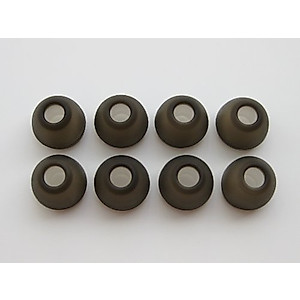 8 Medium (M) Ergonomical Comfort Replacement Set Earbuds Eartips Compatible with Sennheiser IE Series, CX Series, CXC Series, CXL Series, OCX Series, and MM Series In Ear Earphone Headsets