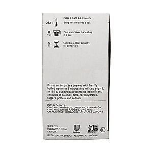 Tazo Organic Baked Cinnamon Apple Tea, 20 ct