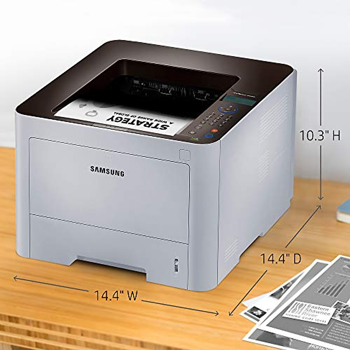 HP Samsung ProXpress M4020ND Monochrome Laser Printer with Mobile Connectivity, Duplex Printing, Built-in Ethernet, Print Security & Management Tools (SS383K)