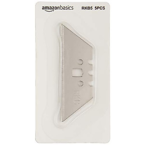 Amazon Basics 3-Notch Utility Knife Blades, 5-pack