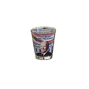 TG,LLC Treasure Gurus 46th President POTUS Joe Biden VP Kamala Harris Commemorative Shot Glass Political Collectible Barware