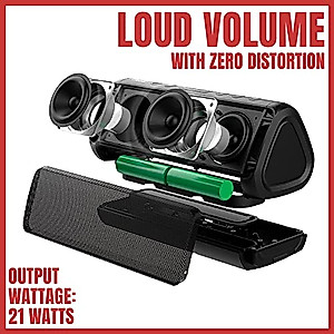 OontZ Pro Premium Speaker • Ultra Portable Speakers Bluetooth • Great Outdoor Speaker Bluetooth Waterproof Standard for Dad or Mom • The Original Angled Speaker (Black)