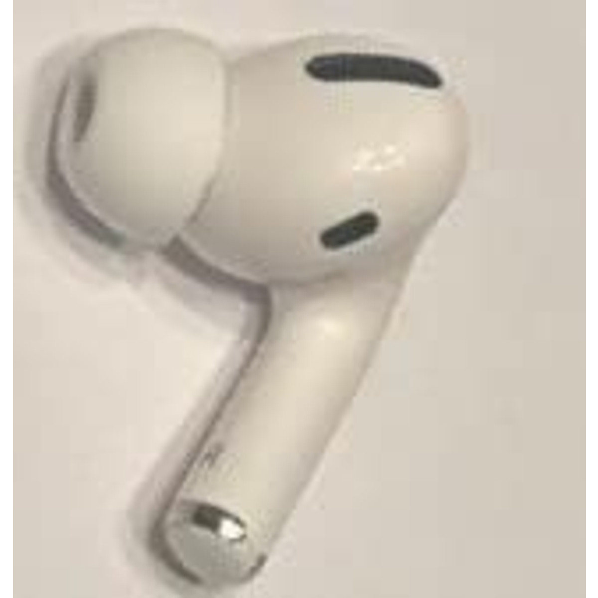 Single Earbud Replacement with Detachable Ear Hooks (Size M) for AirPods Pro R Right Side, White