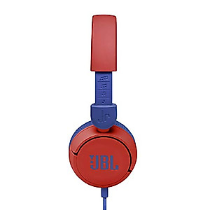 JBL JR 310 - Kids On-Ear Headphones (Red/Blue), Small