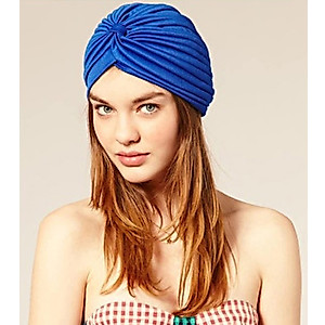 20 Pieces Stretchy Turban Cap Twisted Head Wraps Chemo India's Hat Head Cover for Women Girl Multicolor