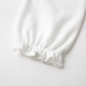 Curipeer Baby Girl Christening Lace Dress Cute Infant Birthday Wedding Flower Dress White 3-6 Months