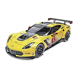 Revell 85-4304 Chevy Corvette C7.R Model Car Kit 1:25 Scale 64-Piece Skill Level 4 Plastic Model Building Kit , Yellow