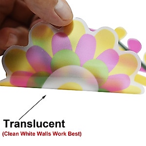 Maydahui 56PCS Garden Flower Wall Corner Decal Snail Butterfly Caterpillar Bird Snake Sunflower Grass Floral Baseboard Wall Sticker for Kids Girls Room Bedroom Nursery Classroom Home Decoration