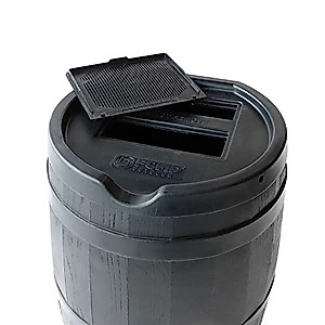 FCMP Outdoor RC45 Rain Barrel, Black