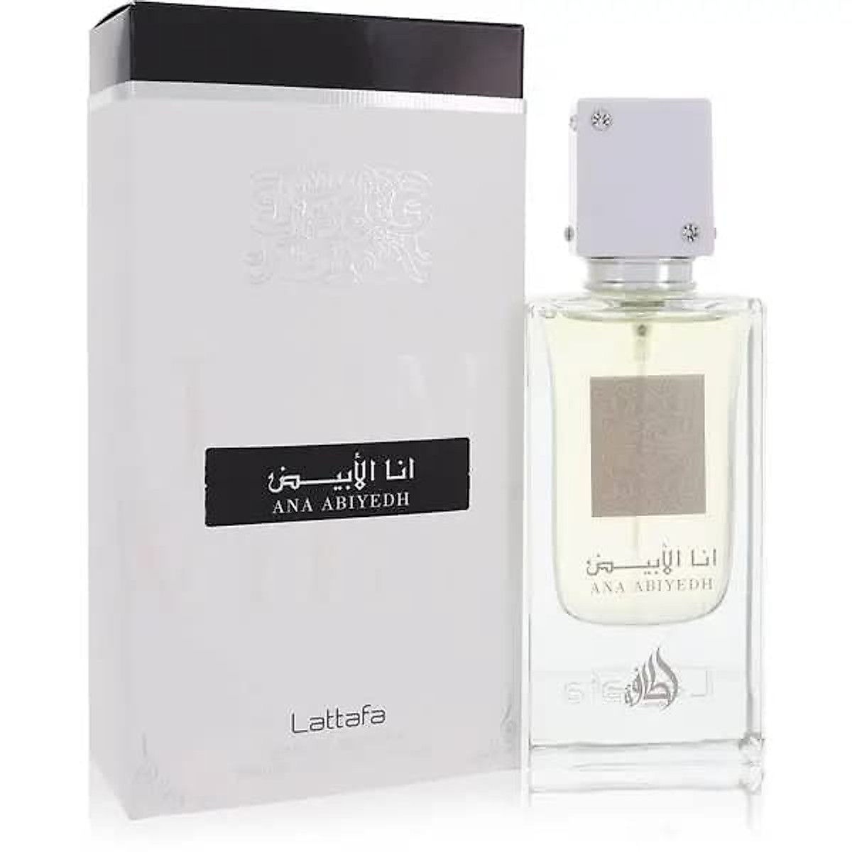 Lattafa Ana Abiyedh for Unisex Eau de Parfum Spray, 2.0 Ounce
