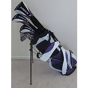 Ladies Complete Golf Set Womens Right Handed Clubs Driver, Fairway Wood, Hybrid, Irons Putter & Bag