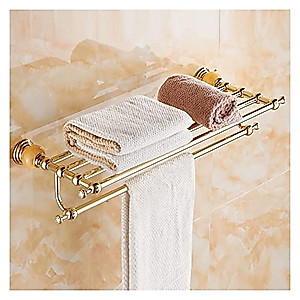 Towel BAR Rack European Styleen Hand Towel Holder,Bathroom Bathroom Rack,Perforated Bath Towel Rail,Towel Bar/Towel Rack/a (Color : Single Rod, Size : Christmas Reindeer -Style5)