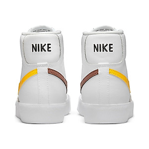 Nike Boy's Blazer Mid '77 (Big Kid) White/Vivid Sulfur/Pecan 5 Big Kid M