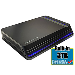 Avolusion HDDGEAR PRO X 3TB USB 3.0 External Gaming Hard Drive for PS5 Game Console