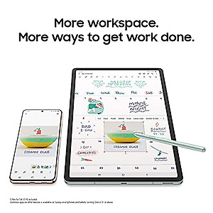 SAMSUNG Galaxy Tab S7 FE 12.4” 256GB WiFi Android Tablet, Large Screen, S Pen Included, Multi Device Connectivity, Long Lasting Battery, US Version, 2021, Mystic Green