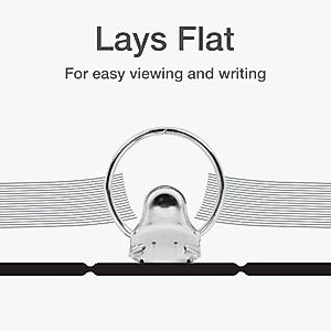 Oxford 3 Ring Binder Set, Durable Binder Set for School or Office, Cute 1 Inch Binder with Plaid Print and 8 Matching Tab Dividers, 1 inch Round Rings for Letter Size Paper (23330)