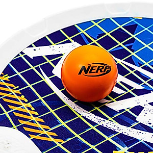 Nerf Driveway Tennis Set for Kids - 2 Player Kids Tennis Set - Jumbo Rackets and Foam Tennis Ball - Indoor Tennis Set - (2) Rackets and Foam Ball Included