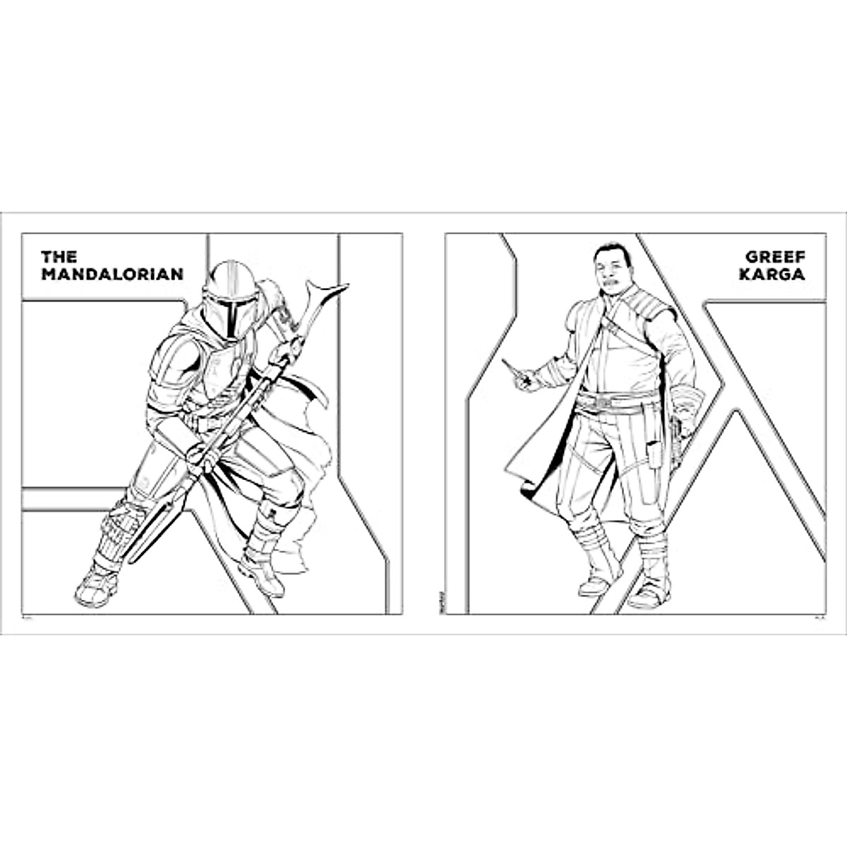 Star Wars The Mandalorian: Bounty on the Move: Coloring Book