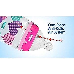 NUK Disney Baby Bottle, Minnie Mouse, 3 Count (Pack of 1)