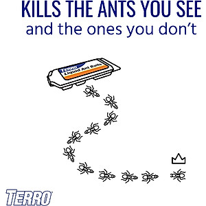 T300B Liquid Ant Killer - 12 Bait Stations, Effective Indoor & Outdoor Ant Control, Safe for Pets, Quick Results + Create Sticker