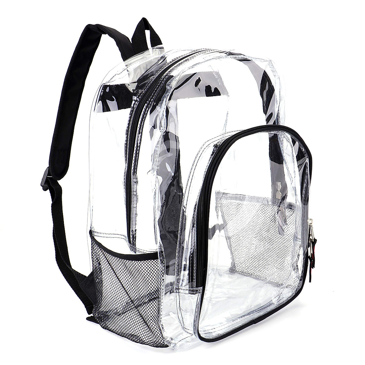 Heavy Duty Transparent Clear Backpack See Through Backpacks for School,Sports,Work,Stadium,Security Travel,College