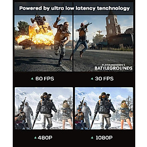 Audio Video Capture Card with USB Extension Cable，Input 4K@60FPS, Output 1080P@60FPS ， HDMI to USB Capture Card for Broadcast Live and Record with DSLR, Camcorder, or Action Camera（Coffee）