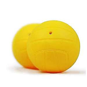 Viminston Roundnet Game Replaceable Ball Competitive Balls Mini Volleyball 2-Pack with Pump(2 Balls&1 Pump)