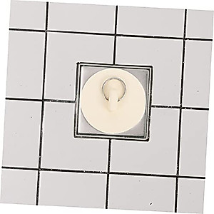 PRETYZOOM Kitchen Sink Stopper 6pcs Rubber Sink Stopper Water Plug White Tub Bathtub Drain Parts