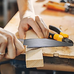 RUITOOL Japanese Hand Saw 6 Inch Pull Saw SK5-Steel Flexible Blade 14TPI Flush Cut Trim Saw Wood Saw Wood Handle for Woodworking Hand Tools