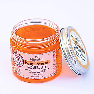 Bella & Bear Fizzy Clementine Shower Jelly, Vegan, Cruelty Free, Teen Girl Gifts 6.7oz