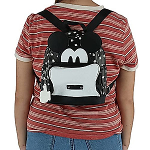 FastForward Wholesale Mickey 10 Mini Deluxe Backpack with 1 Front pocket, Black, One Size