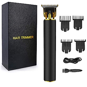 Professional Hair Clippers for Men, Electric T-Blade Hair Trimmer 0mm Baldheaded Hair Clipper Zero Gapped Detail Beard Shaver Barbershop