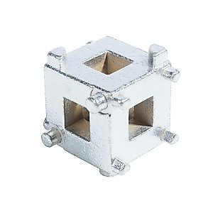 RACOONA Brake Caliper Compression Tool,Car Rear Disc Brake Piston Tool,Car Accessories Caliper Piston Compressor Tool,3/8" Disc Brake Piston Caliper Wind Back Cube Tool,Fits Rear Disc Brakes on Cars