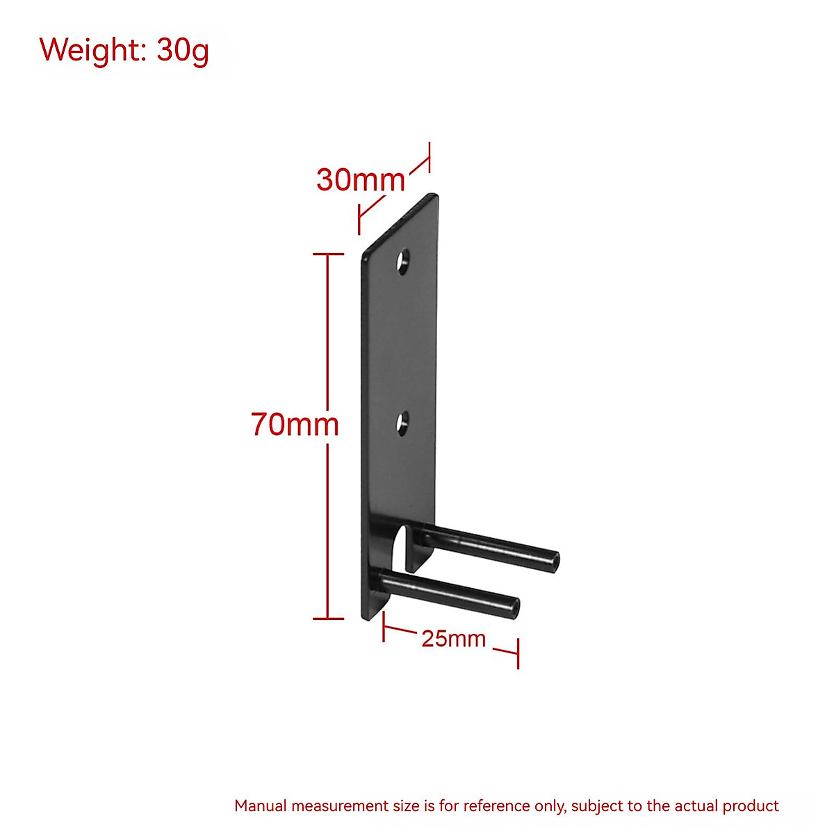 XHSESA Steel Black Wall Mount Brackets Replacement Suitable for Bose OmniJewel Lifestyle 650 Home Entertainment System-1 Pair