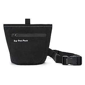 eBasics Dog Treat Pouch for Training Doggie Puppy Treat Snack Bags Reward Pouch Bait Bag Dog Treat Carrier Holder with Clip Waist Belt Magnetic Opening
