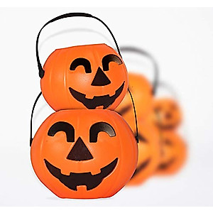 Funnlot Halloween Cauldron Hocus Pocus Cauldron 16PCS Mini Black Witch Cauldron Pots Pumpkin Candy Bucket Witches Cauldron Halloween Cauldron Plastic Cauldron Witch Cauldron