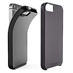 Crave iPhone SE [2016](1st gen) Case, Dual Guard Protection Series Case for iPhone 5 / 5s / SE - Black