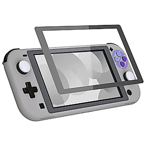 eXtremeRate Classic SNES Style DIY Replacement Shell for Nintendo Switch Lite, NSL Handheld Controller Housing w/Screen Protector, Custom Case Cover for Nintendo Switch Lite