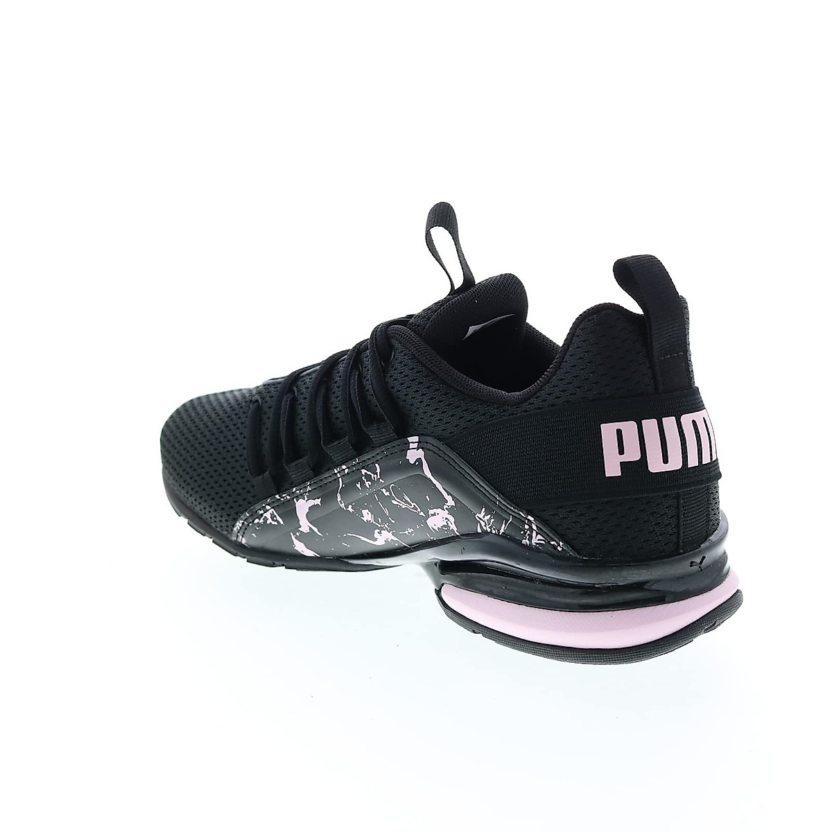 PUMA Axelion Marble Athletic Sneaker Womens Running 75 BM US Blackpink