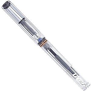 Lamy Vista Fountain Pen (12M) Transparent & 5 Black Ink Cartridges