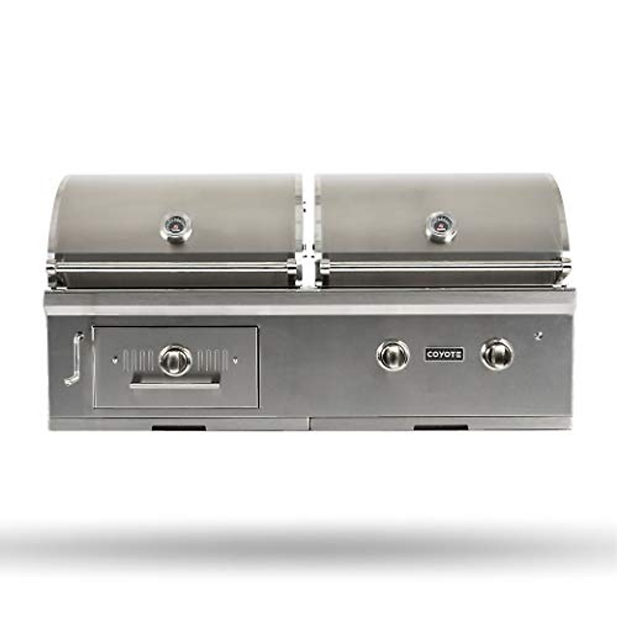 Coyote 50-Inch Built-in Natural Gas/Charcoal Dual Fuel Hybrid Grill - C1HY50NG