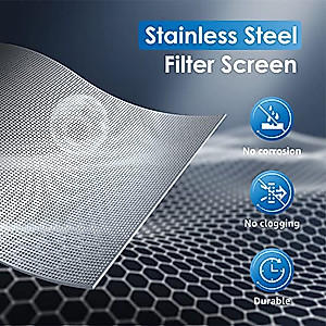 Waterdrop WD-RPFK and WD-PFA Spin Down Sediment Filter Replacement Cartridge, 50 Micron, 1 count