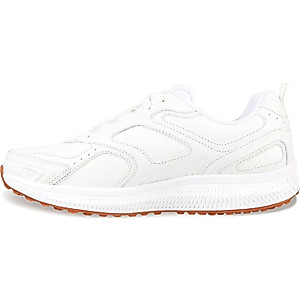 Skechers Women's GO Run CONSISTENT-Broad Spectrum Sneaker, White, 8 Wide
