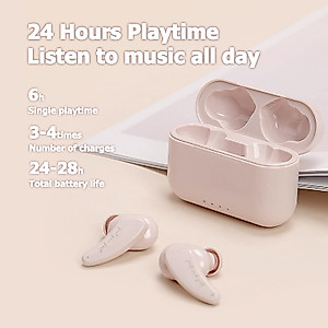 Xmenha True Wireless Earbuds Bluetooth 5.3 Ear Buds in Ear Headphones with Microphone TWS Wireless Earphones with Charging Case audifonos Bluetooth inalambricos Blue Tooth Ear Buds for iPhone Android
