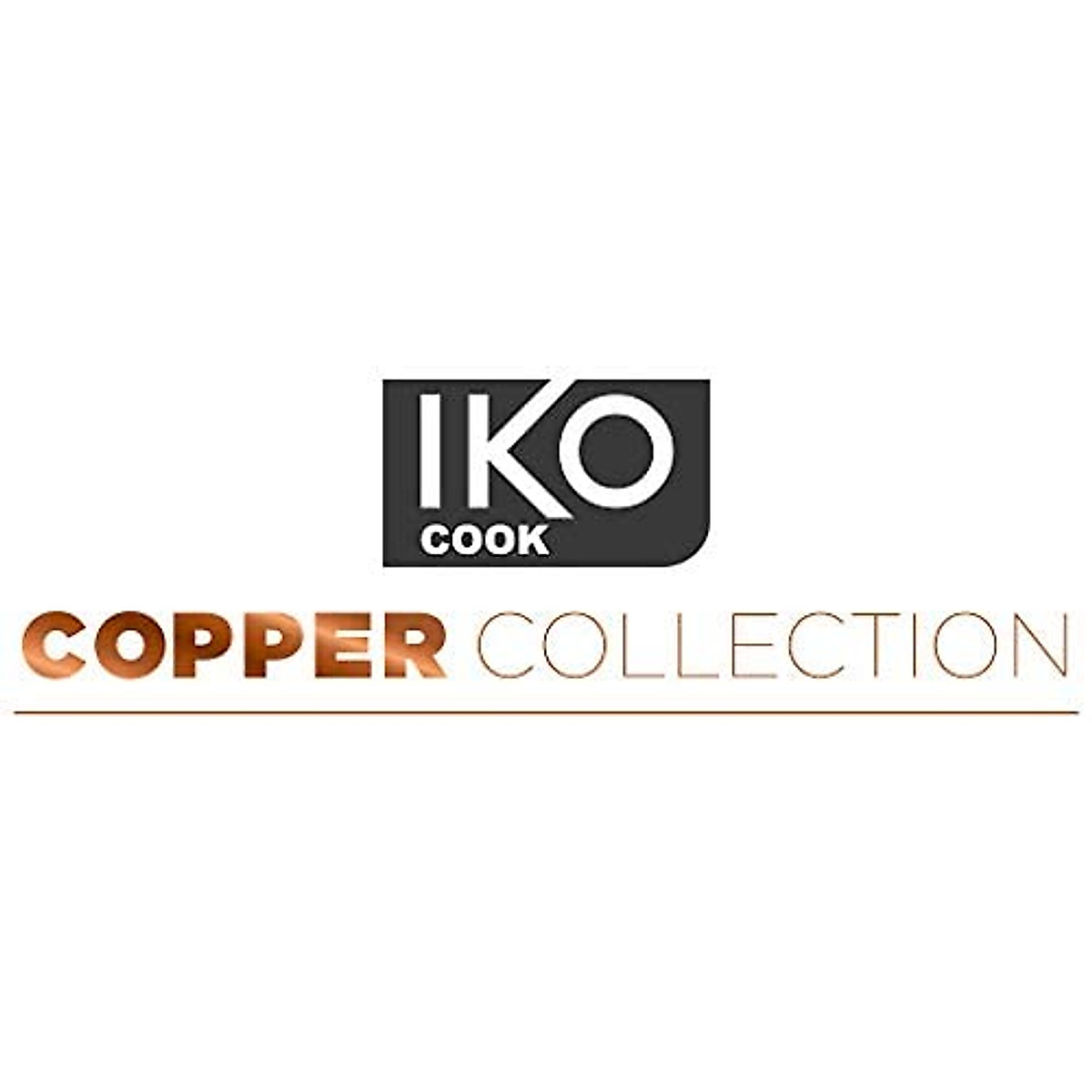 IKO Copper Ceramic Nonstick Frying Pan, Dishwasher Safe skillet, Soft Touch Handle Cookware