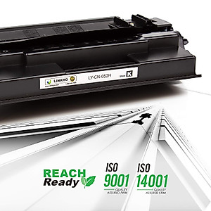 LINKYO Compatible Toner Cartridge Replacement for Canon 052H 052 High Capacity (Black, 2-Pack)