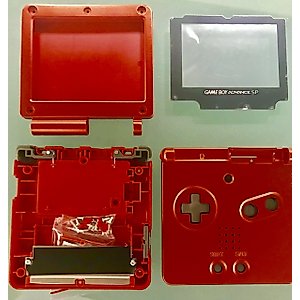 Game Boy Advance SP Shell Crimson Red