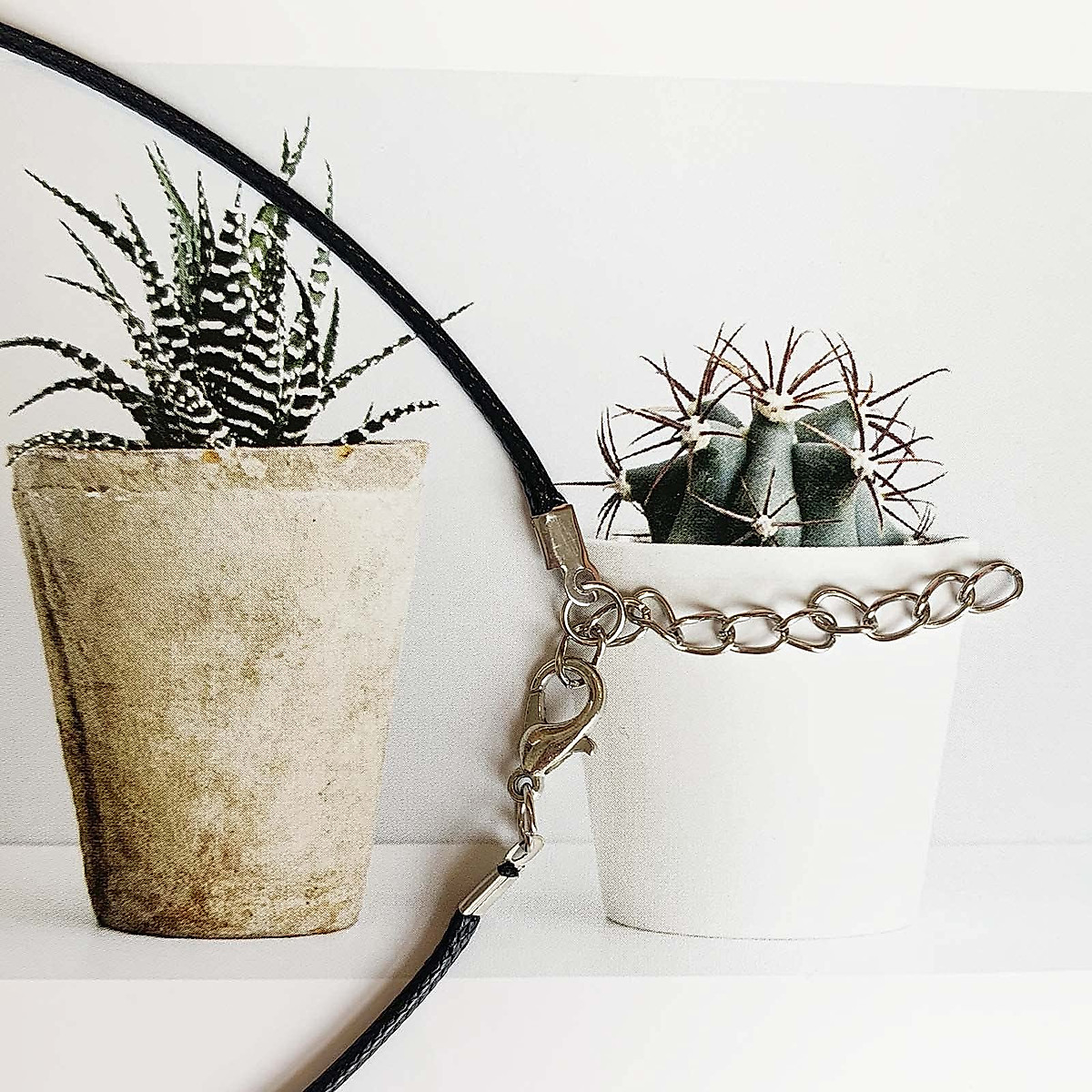 Binami 2 Pcs Evil Eye Lucky Necklace Turkish Blue Eye Kabbalah Adjustable Amulet Nazar Friendship Gift for Women Men