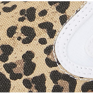 Hurley Women's Kayo Canvas Sneakers, Leopard/White, 8